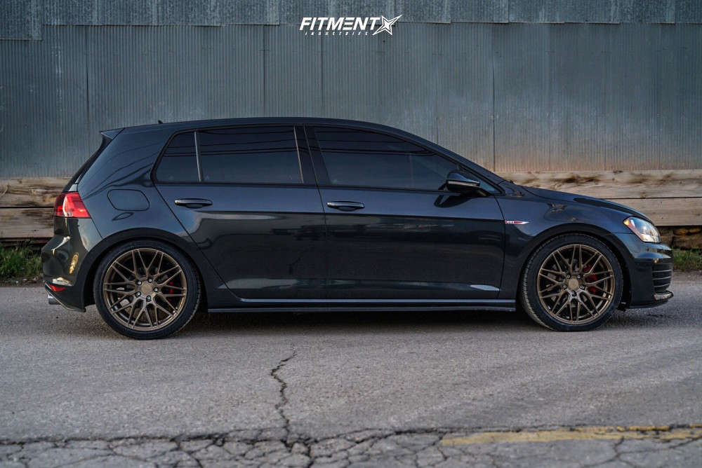 2017 Volkswagen GTI S with 18x8.5 F1R F103 and Pantera 225x35 on ...