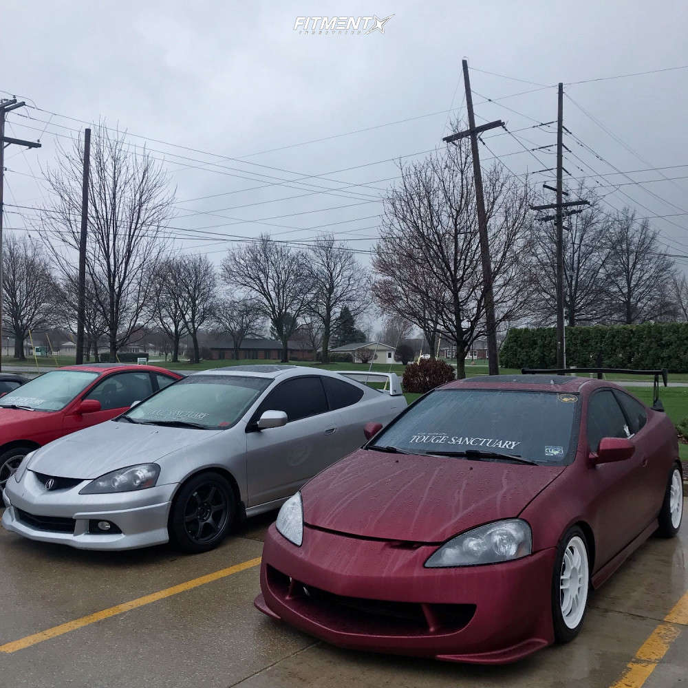 2006 Acura RSX Base with 17x8 Enkei RPF1 and Ohtsu 225x45 on Coilovers ...