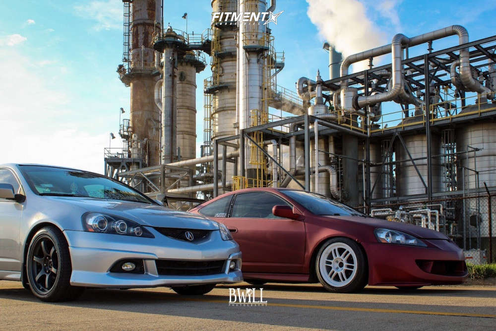 2006 Acura RSX Base with 17x8 Enkei RPF1 and Ohtsu 225x45 on Coilovers ...
