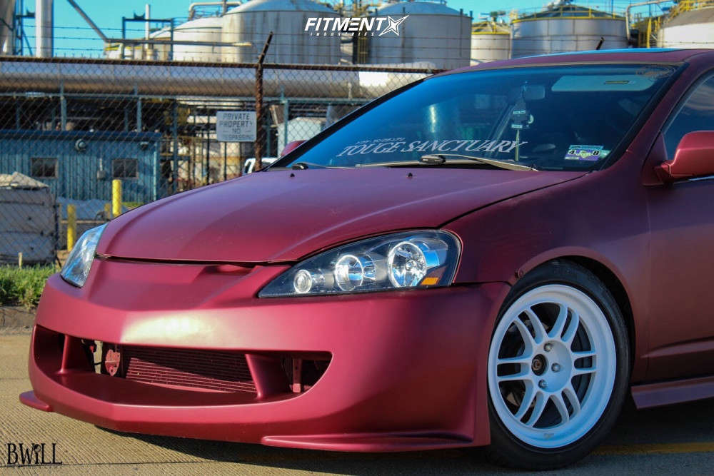 2006 Acura RSX Base with 17x8 Enkei RPF1 and Ohtsu 225x45 on Coilovers ...
