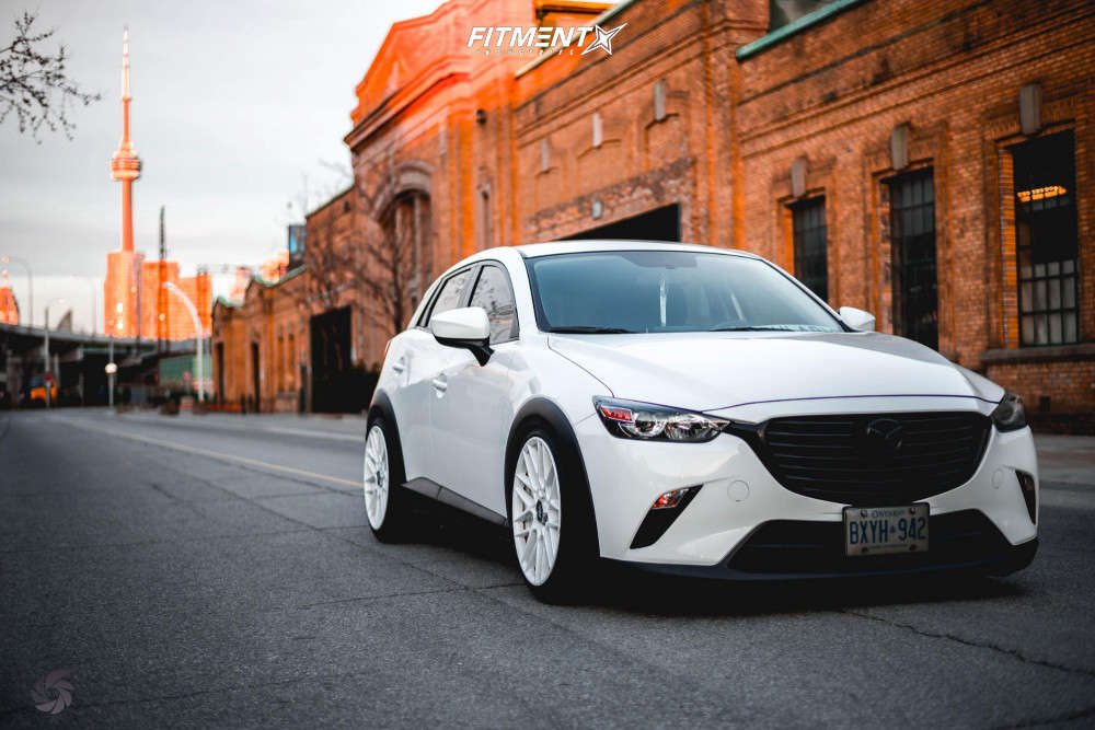 2016 Mazda CX-3 GX with 19x8.5 Rotiform Rse and Nexen 225x40 on ...