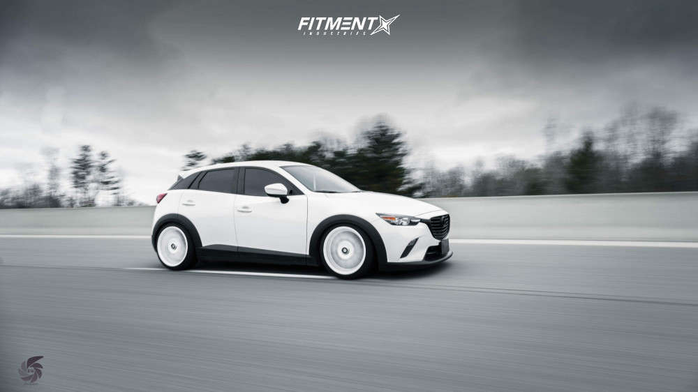 2016 Mazda CX-3 GX with 19x8.5 Rotiform Rse and Nexen 225x40 on ...