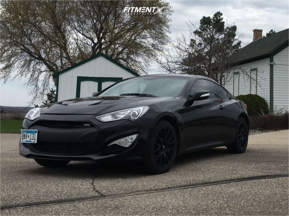 2014 Hyundai Genesis Coupe 3.8 R-Spec with 18x8 Motegi Mr118 and ...