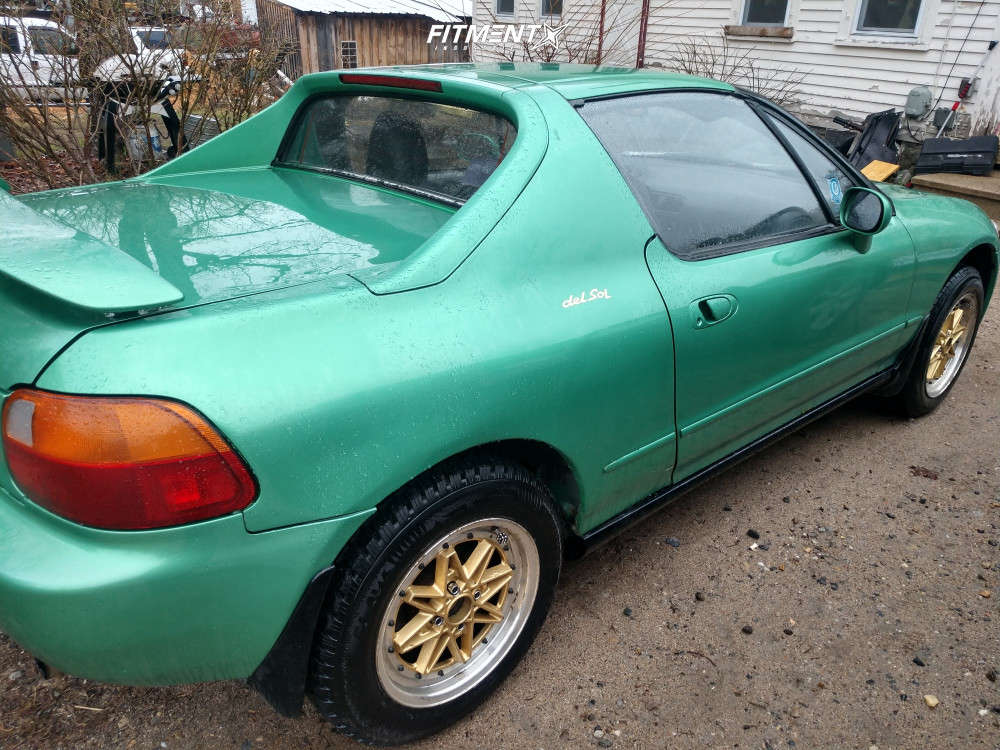 1993 Honda Civic Del Sol Si with 15x7 Drag Dr20 and General 195x65 on ...