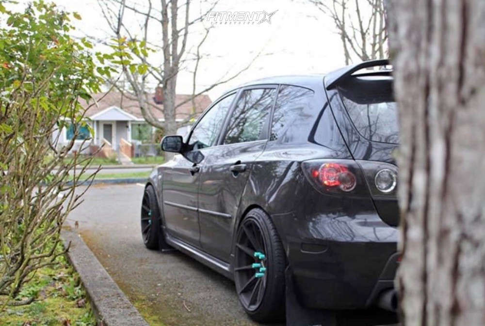 2008 Mazda MazdaSpeed3 Base with 17x9 STR Fw901 and Continental 215x45 ...