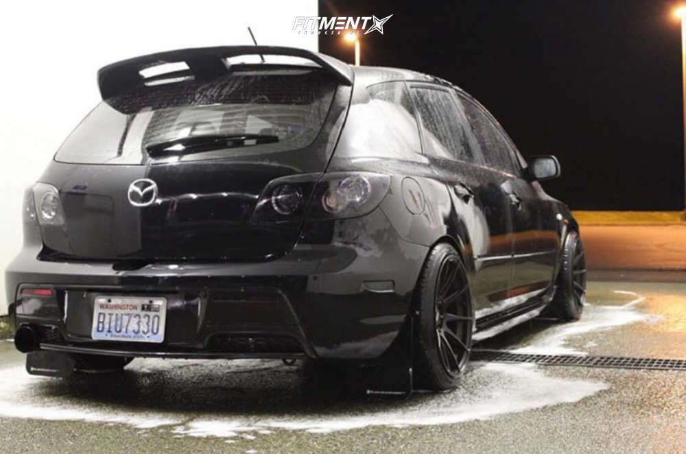 2008 Mazda MazdaSpeed3 Base with 17x9 STR Fw901 and Continental 215x45 ...