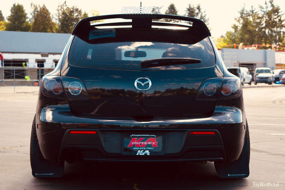 2008 Mazda MazdaSpeed3 Base with 17x9 STR Fw901 and Continental 215x45 ...