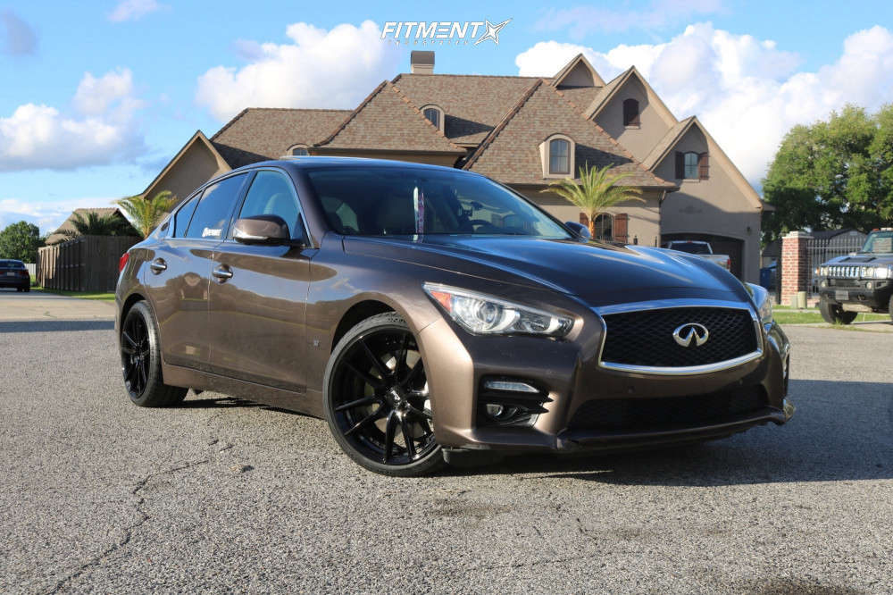 2015 INFINITI Q50 Premium with 19x9.5 Niche Dfs and Michelin 245x35 on ...
