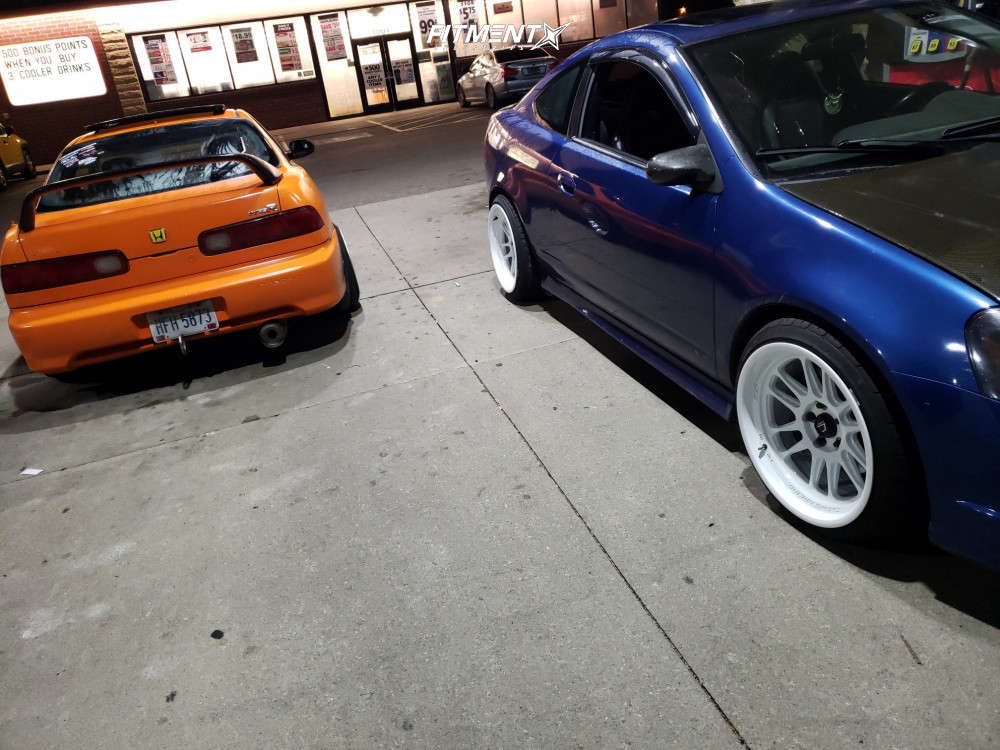 2002 Acura RSX Type-S with 18x9.5 Cosmis Racing XT-206R and Federal ...
