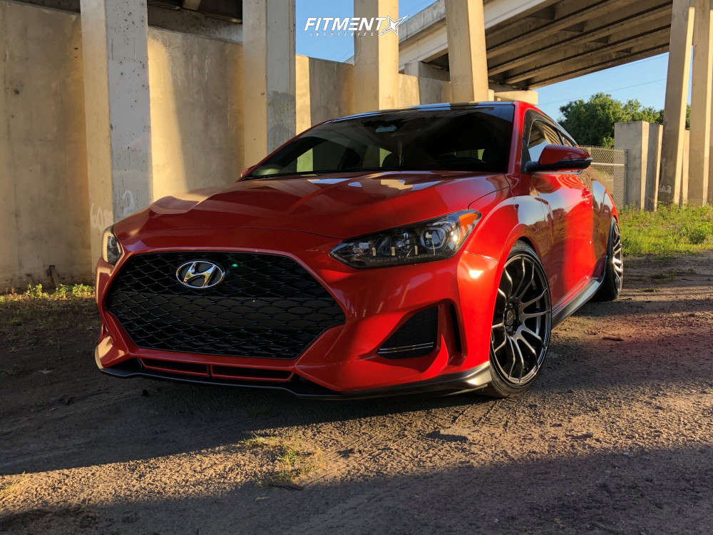 2019 Hyundai Veloster Turbo with 18x8.5 AVID1 AV20 and Nitto 215x40 on ...