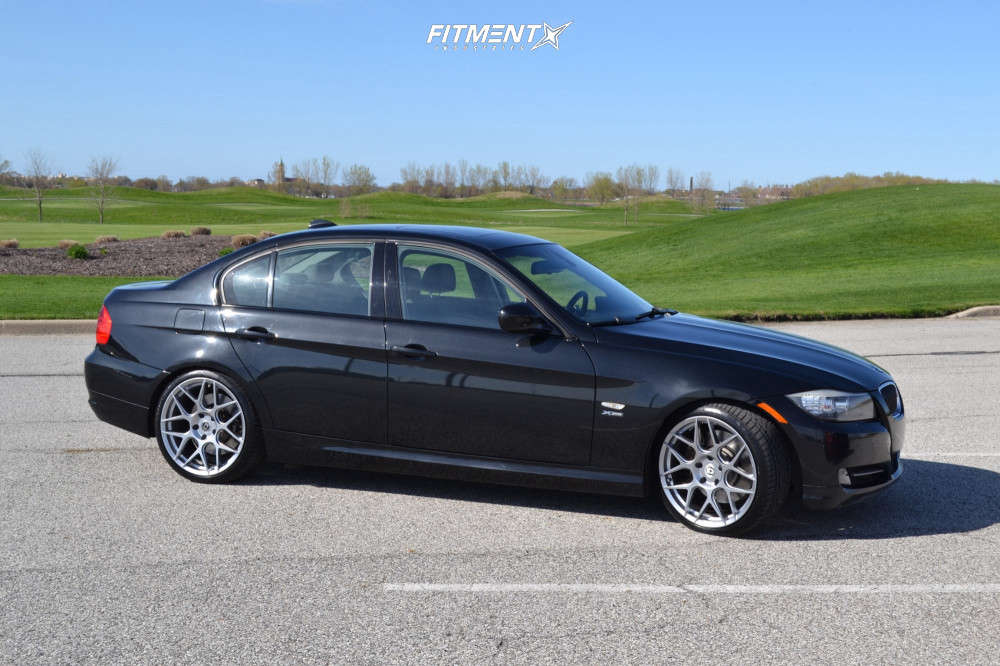 2009 BMW 335i XDrive Base with 19x8.5 HRE Ff01 and Continental 235x35 ...
