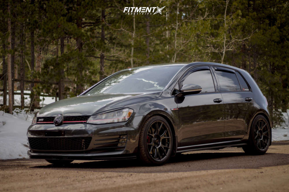 2016 Volkswagen GTI S with 18x8.5 Konig Ampliform and Hankook 225x40 on ...