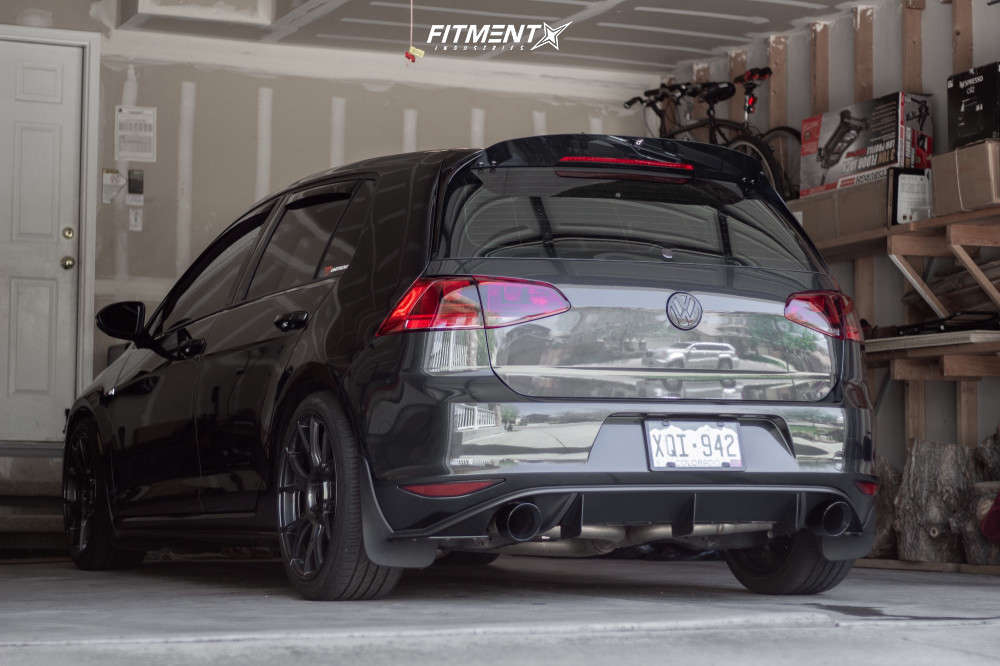 2016 Volkswagen GTI S with 18x8.5 Konig Ampliform and Hankook 225x40 on ...