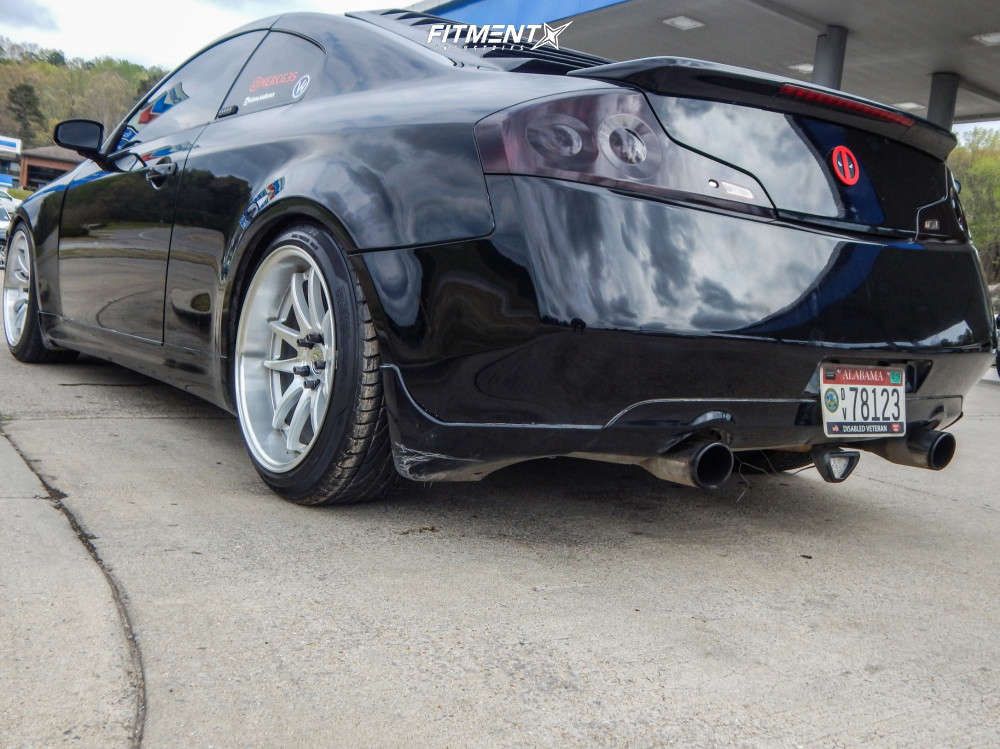 2006 INFINITI G35 2dr Coupe (3.5L 6cyl 6M) with 19x9.5 Aodhan DS02 and ...