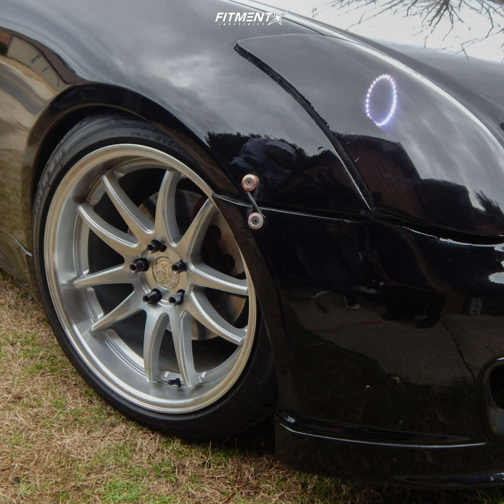 2006 INFINITI G35 2dr Coupe (3.5L 6cyl 6M) with 19x9.5 Aodhan DS02 and ...