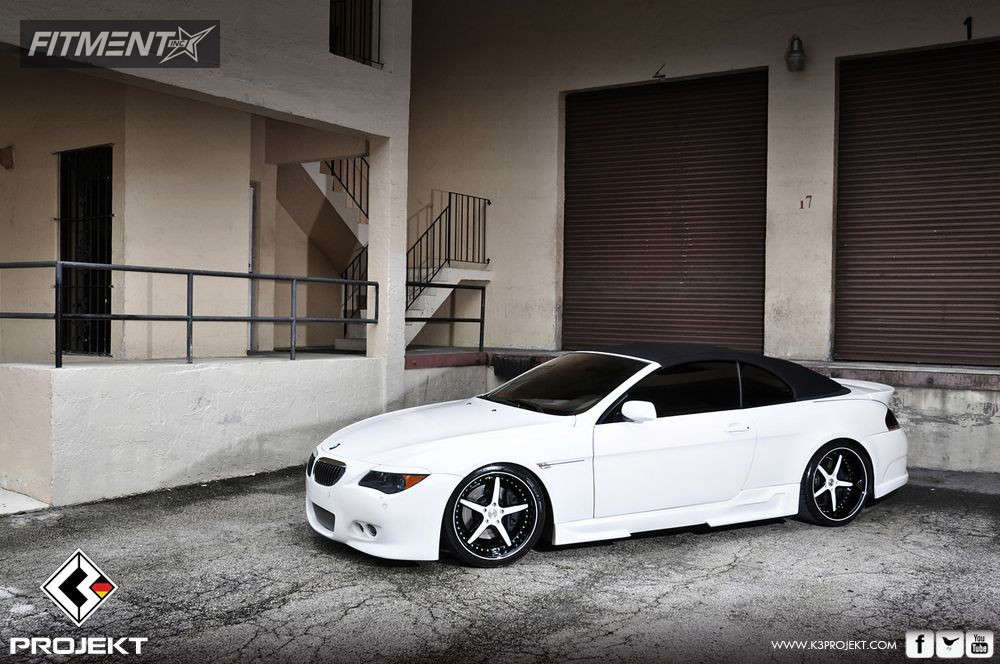 2008 BMW 650i Base with 20x9 K3 Projekt Projekt 1 and Other 255x30 on ...