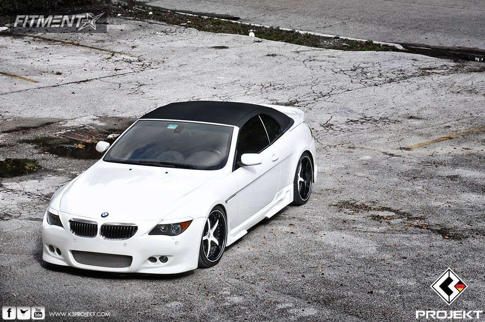 2008 BMW 650i Base with 20x9 K3 Projekt Projekt 1 and Other 255x30 on ...