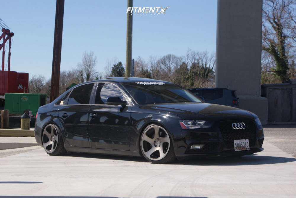 2014 Audi A4 Base with 18x9.5 Rotiform Tmb and Federal 225x35 on ...