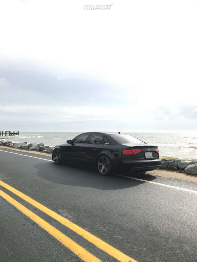 2014 Audi A4 Base with 18x9.5 Rotiform Tmb and Federal 225x35 on ...