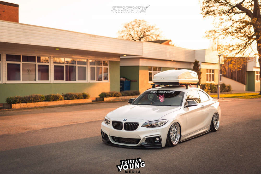 2017 BMW 230i Base with 18x8.5 3SDM 3.01 and Black Lion 205x40 on Air ...