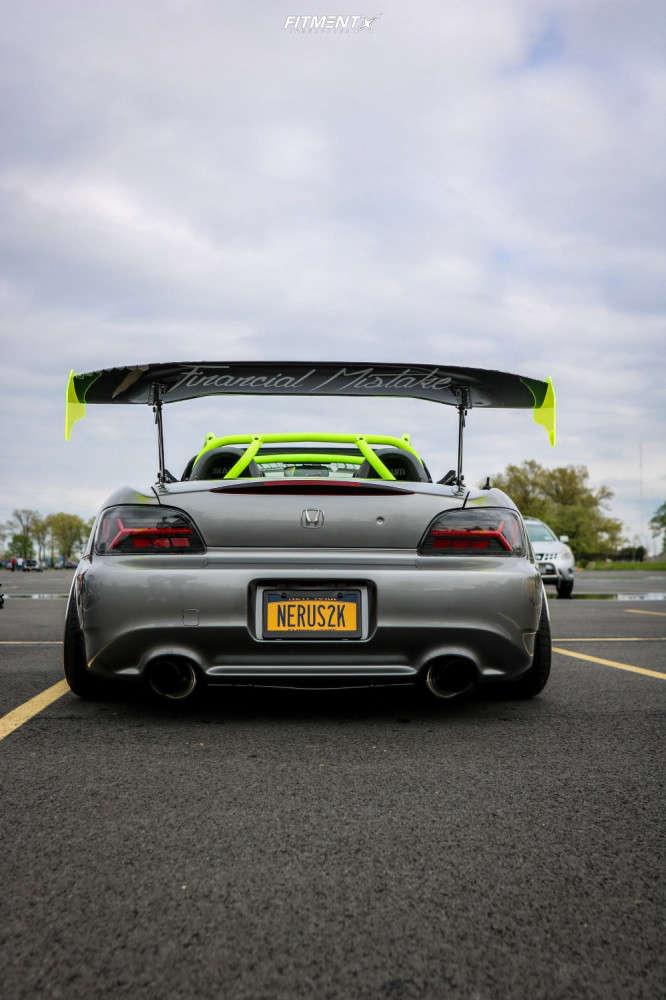 2005 Honda S2000 Base with 18x9 Work VS KF and Achilles 205x35 on Air ...