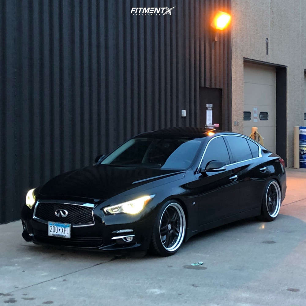 2015 INFINITI Q50 Premium with 20x10 Work Durandal Dd5.2 and Dunlop ...