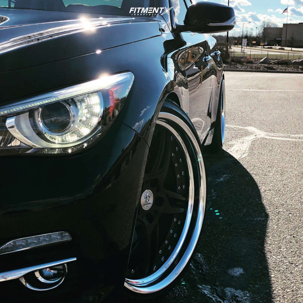 2015 INFINITI Q50 Premium with 20x10 Work Durandal Dd5.2 and Dunlop ...