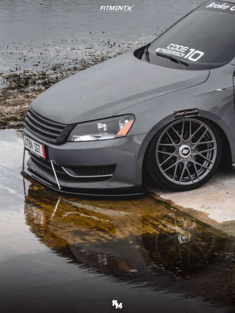 2015 Volkswagen Passat S with 19x8.5 Rotiform Rse and Nitto 235x35 on ...