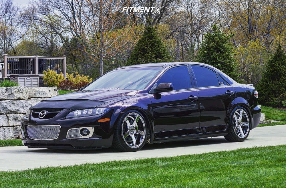 2006 Mazda MazdaSpeed6 Base with 18x8.5 Strada Perfetto and Continental ...