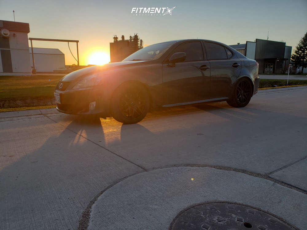 2006 Lexus IS250 4dr Sedan (2.5L 6cyl 6M) with 18x8 Apex Ec-7 and ...