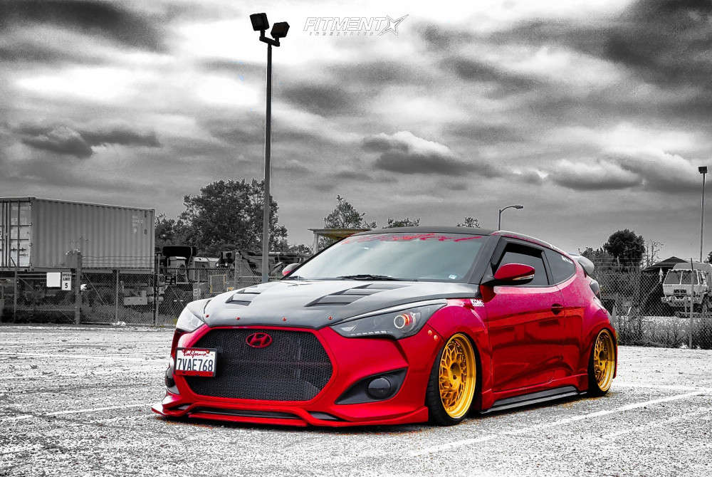 2016 Hyundai Veloster Turbo with 18x8.5 Regen5 R32 and Nankang 215x35 ...