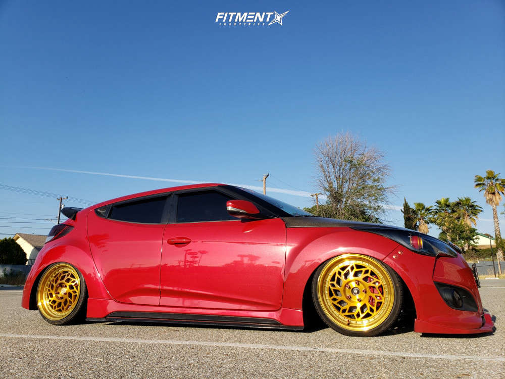 2016 Hyundai Veloster Turbo with 18x8.5 Regen5 R32 and Nankang 215x35 ...