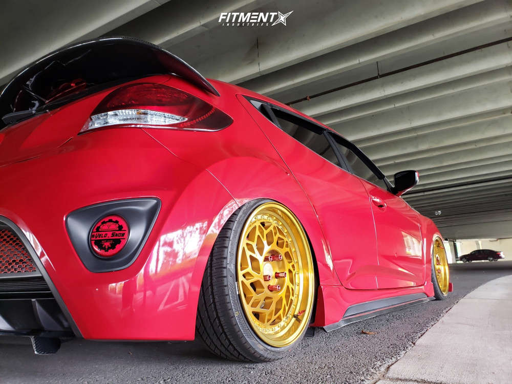 2016 Hyundai Veloster Turbo with 18x8.5 Regen5 R32 and Nankang 215x35 ...