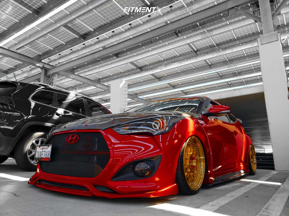 2016 Hyundai Veloster Turbo with 18x8.5 Regen5 R32 and Nankang 215x35 ...