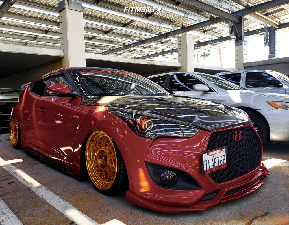 2016 Hyundai Veloster Turbo with 18x8.5 Regen5 R32 and Nankang 215x35 ...