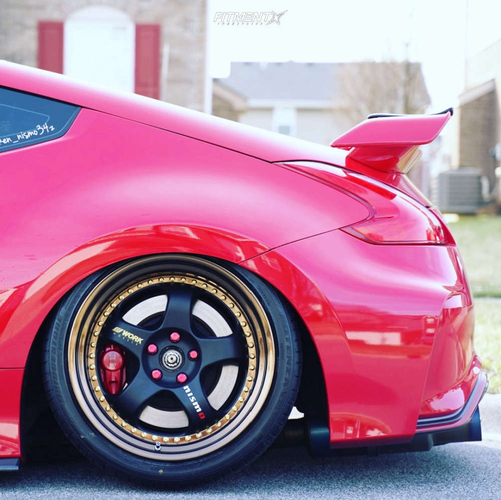 2015 Nissan 370Z Nismo Tech with 19x10.5 Work Meister S1 3p and ...