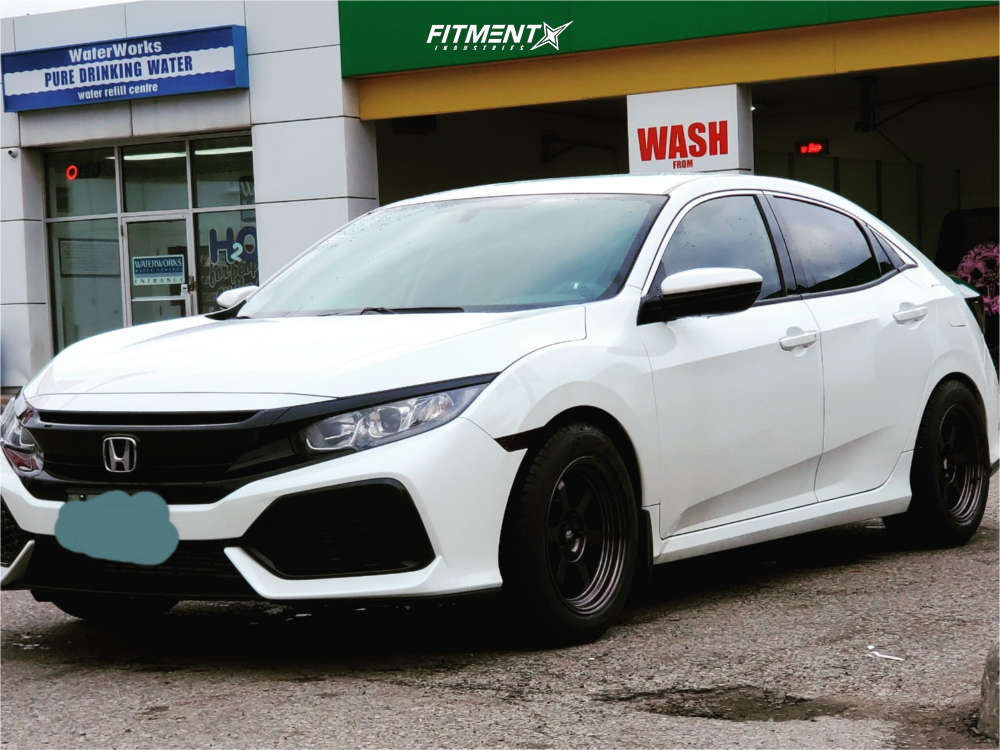 2018 Honda Civic LX with 16x8 MST Time Attack and Michelin 215x55 on ...