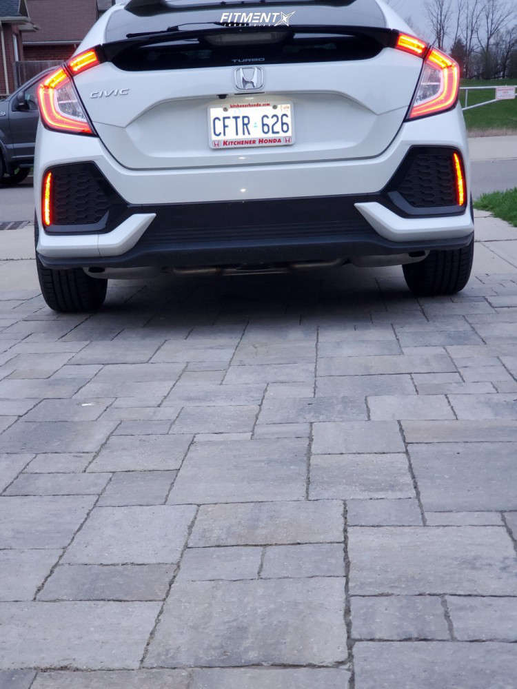 2018 Honda Civic LX with 16x8 MST Time Attack and Michelin 215x55 on ...