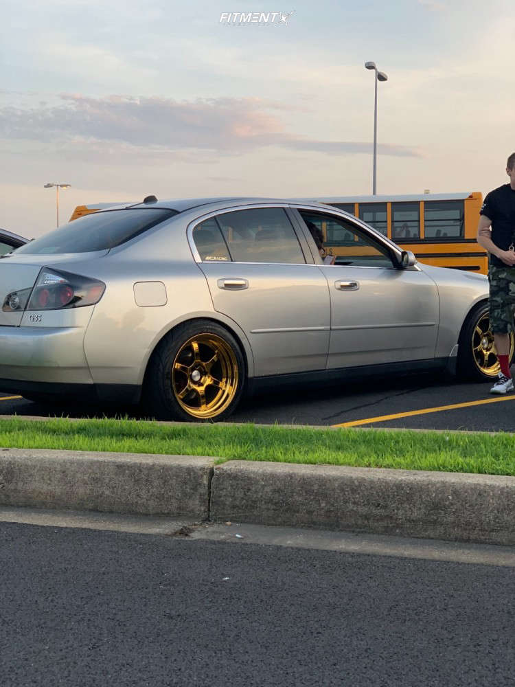 2004 INFINITI G35 Base with 18x9.5 Felgenwerks .001 and Lexani 235x40 ...