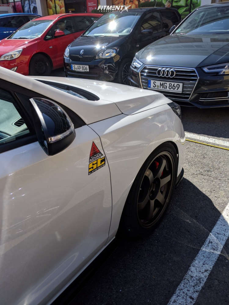 2018 Hyundai Elantra GT Sport with 18x8.5 Rota Grid and Yokohama 245x40 ...