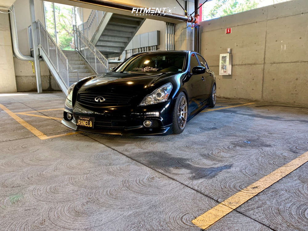2012 INFINITI G37 Sport with 18x8.75 XXR 527 and BFGoodrich 225x45 on ...