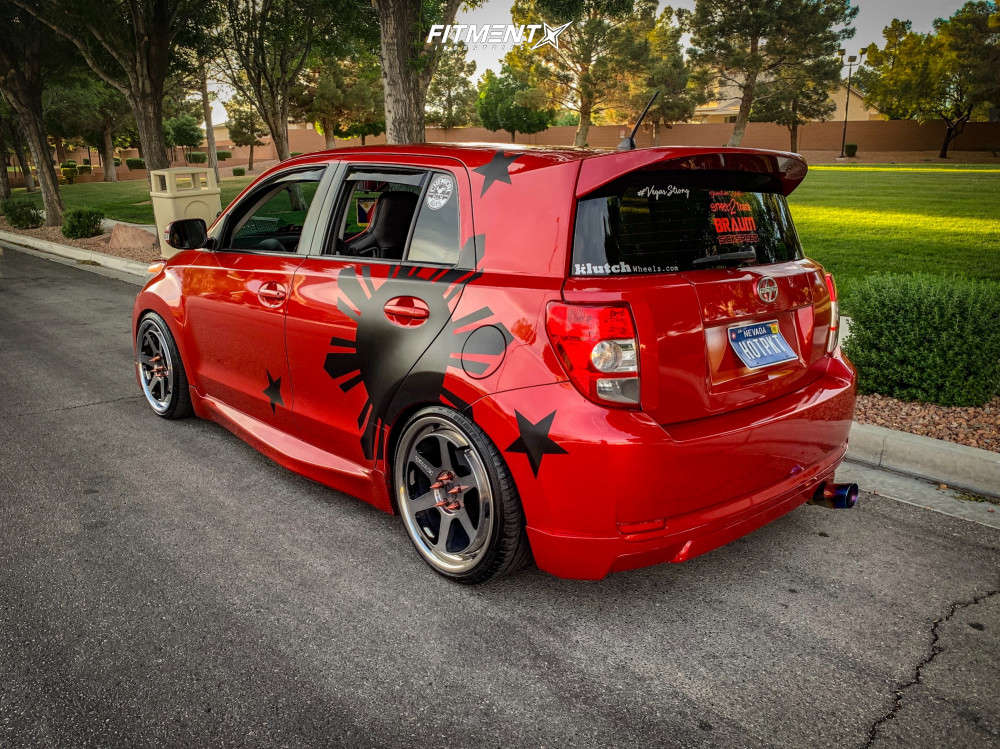 2012 Scion XD Base with 18x9.5 Klutch Slc2 and Delinte 215x35 on ...