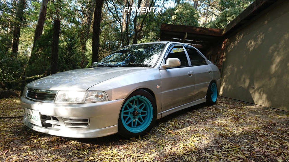 2000 Mitsubishi Mirage LS with 15x8.5 AME Fatlace Fzero2 and Hankook ...