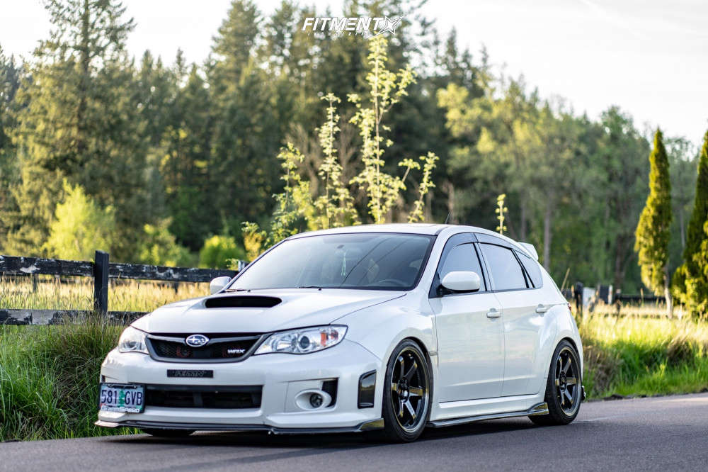 2014 Subaru WRX Limited with 18x9.5 Volk Te37sl and Bridgestone 255x35 ...