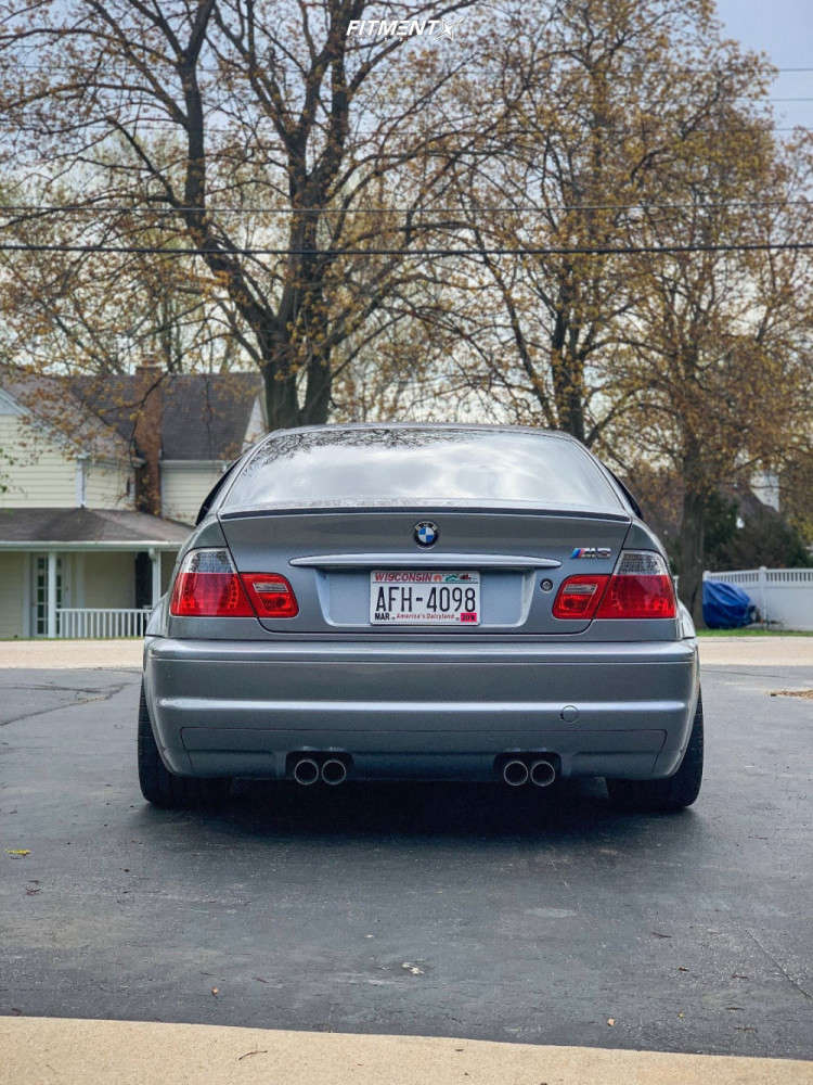 2004 BMW M3 Base with 19x8.5 Avant Garde M550 and Michelin 235x35 on ...