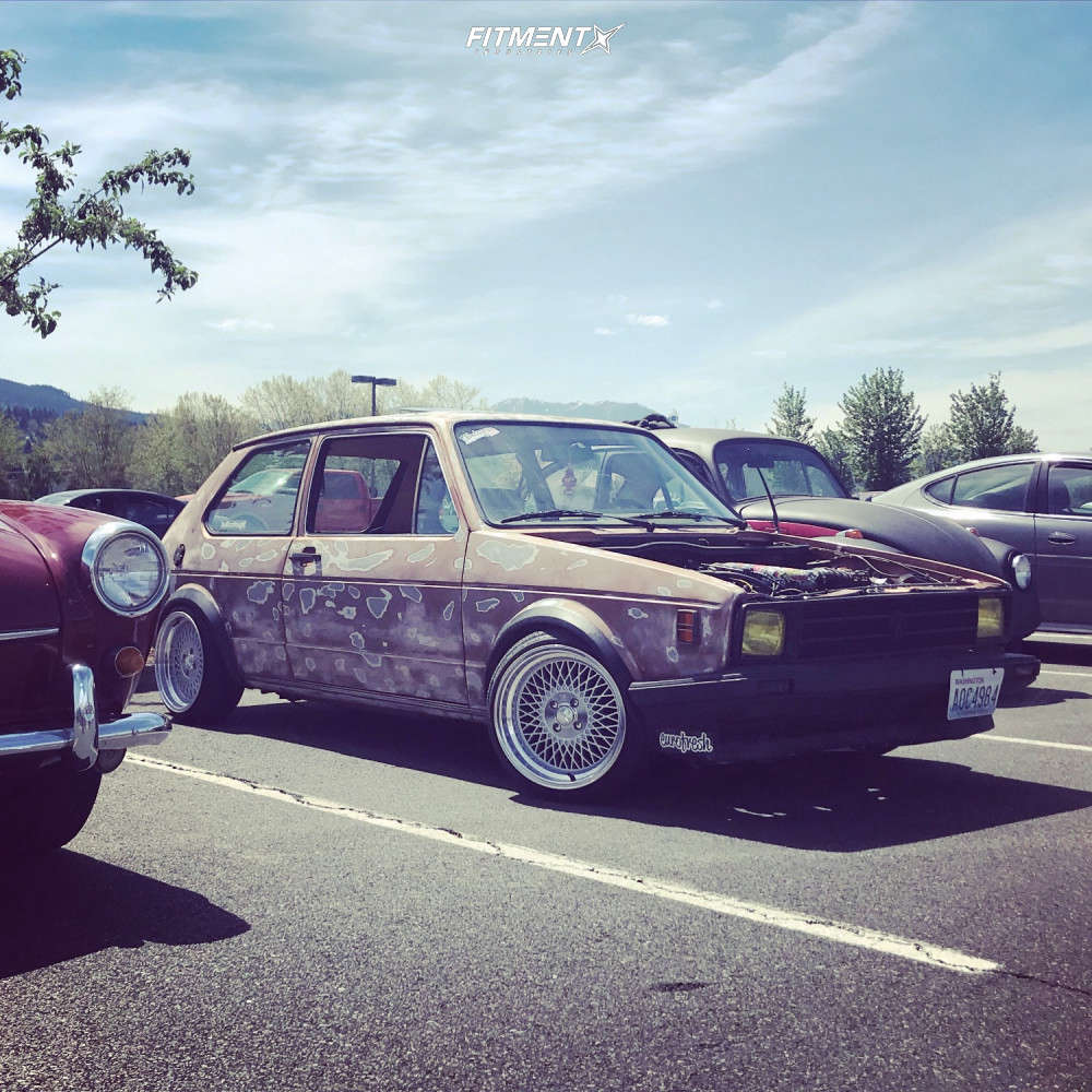 1979 Volkswagen Rabbit Base with 16x8 Klutch Sl1 and Achilles 165x45 on ...