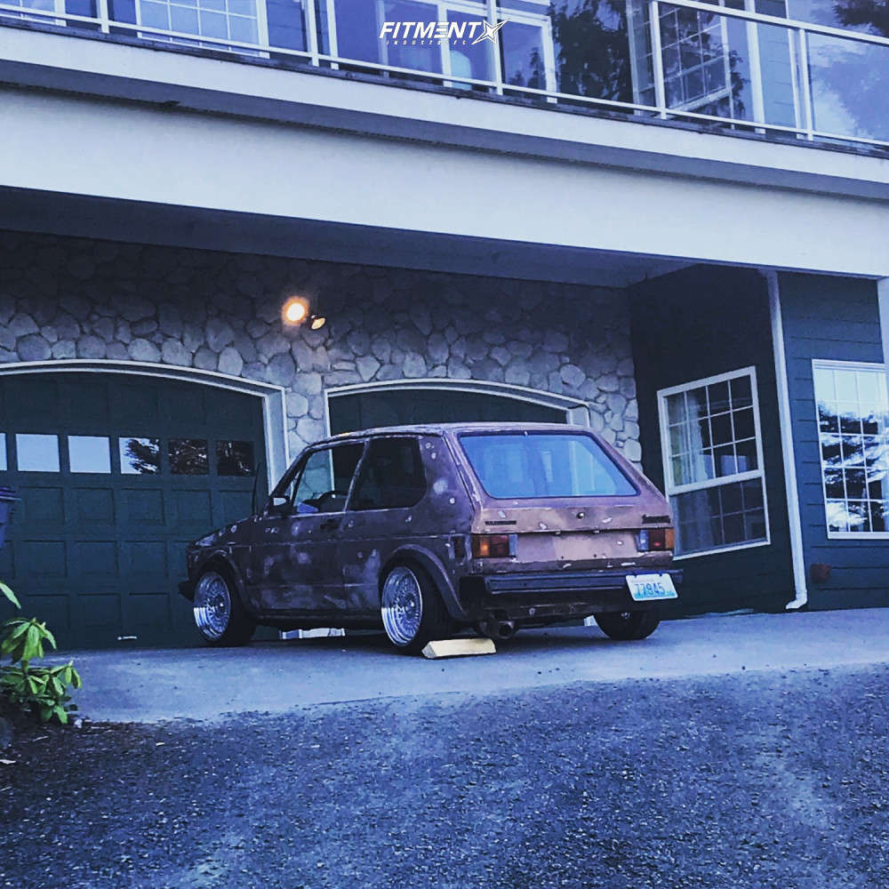 1979 Volkswagen Rabbit Base with 16x8 Klutch Sl1 and Achilles 165x45 on ...