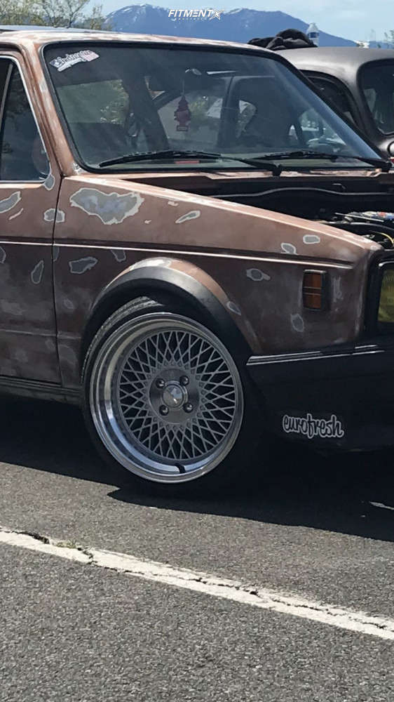 1979 Volkswagen Rabbit Base with 16x8 Klutch Sl1 and Achilles 165x45 on ...