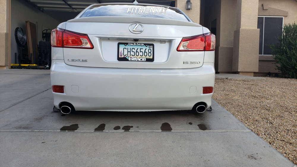 2008 Lexus IS350 Base with 18x9.5 Enkei RPF1 and Nankang 215x40 on Air ...