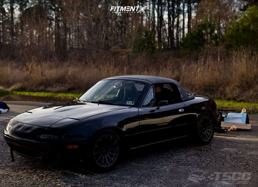 1996 Mazda MX-5 Miata Base with 15x8 Konig Dial In and Hankook 205x50 ...